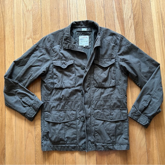 J. Crew | Jackets & Coats | Vintage J Crew Broken In Green Jacket Mens ...